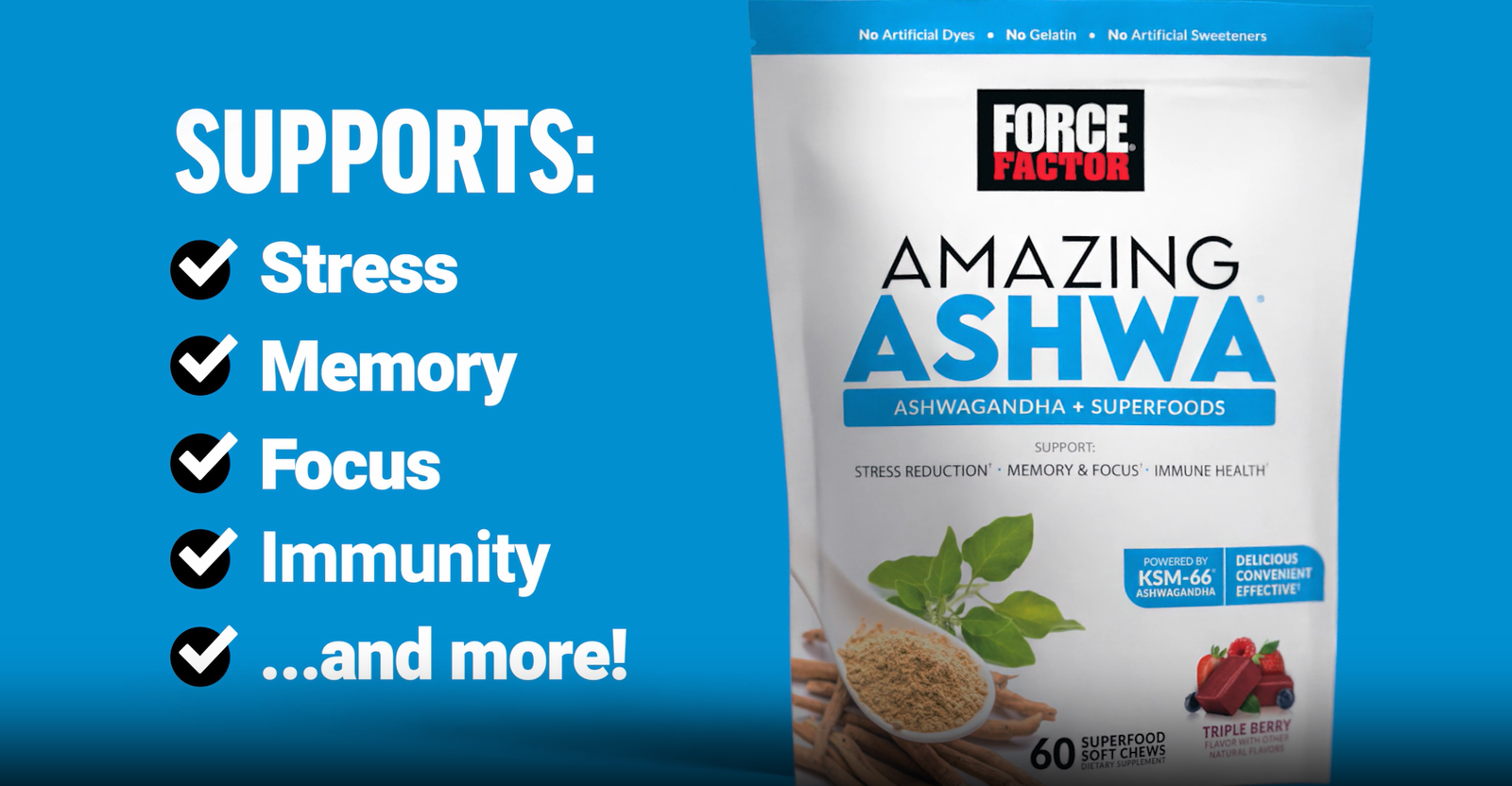Amazing Ashwa™ Soft Chews – Premium Ashwagandha